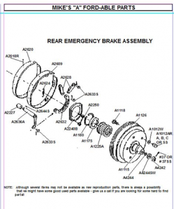 Brake Assembly Archives - Mike's "A" Ford-Able Parts BlogMike's "A ...