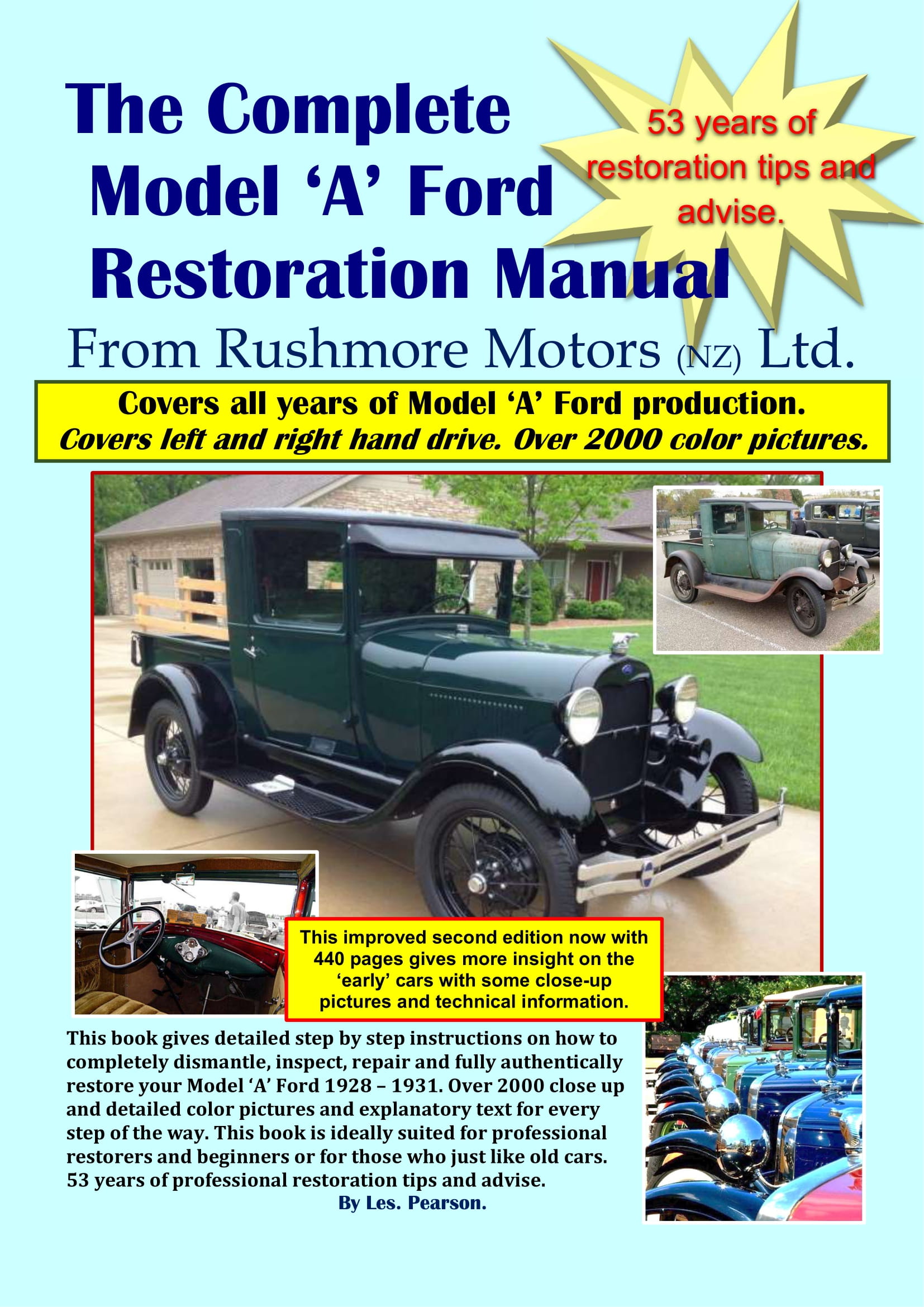 Model A Ford Parts - Technical Books